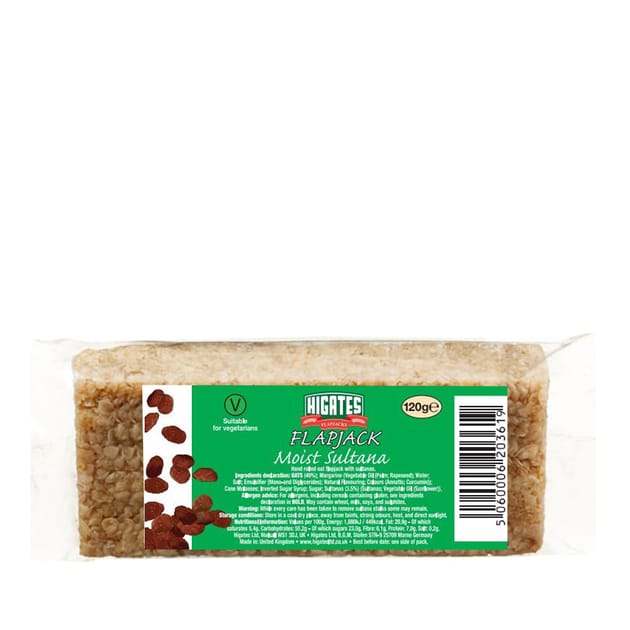 Higates Flapjacks Moist Sultana x30 | Home Bargains