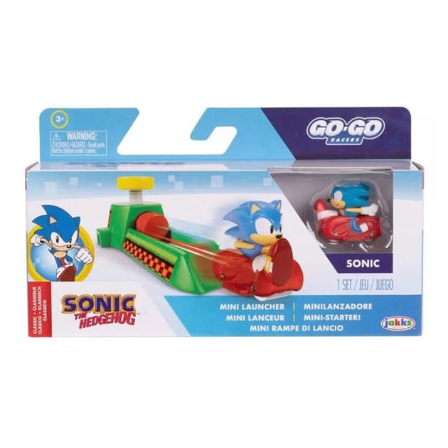 Sonic The Hedgehog Go Go Racers Mini Launcher - Sonic | Home Bargains
