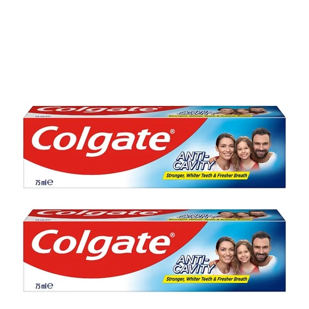 Colgate Anti-Cavity Protection Toothpaste 75ml x2 | Home Bargains