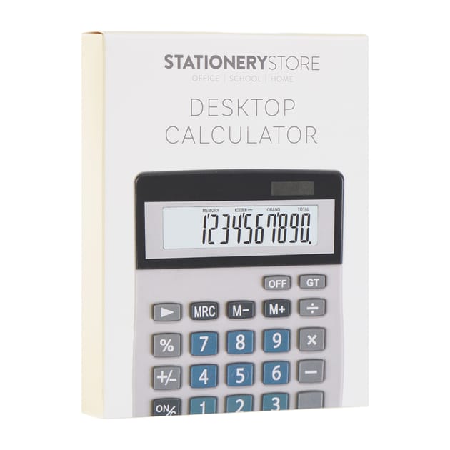 Stationery Store Desktop Calculator | Home Bargains