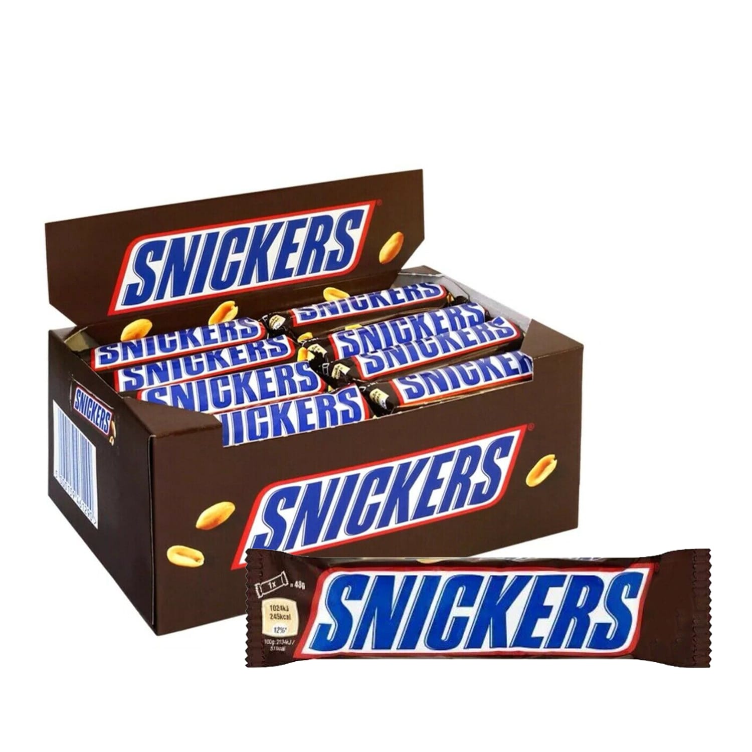 Snickers 48g Bar x48 | Home Bargains