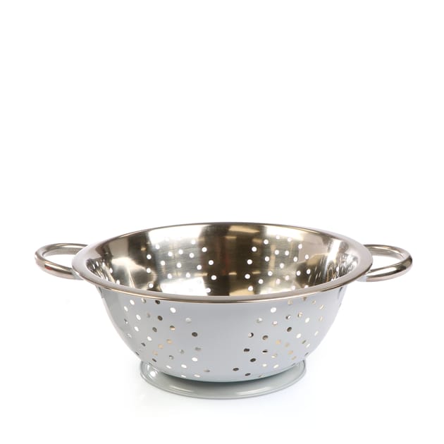 Open Kitchen Stainless Steel Colander 24cm | Home Bargains