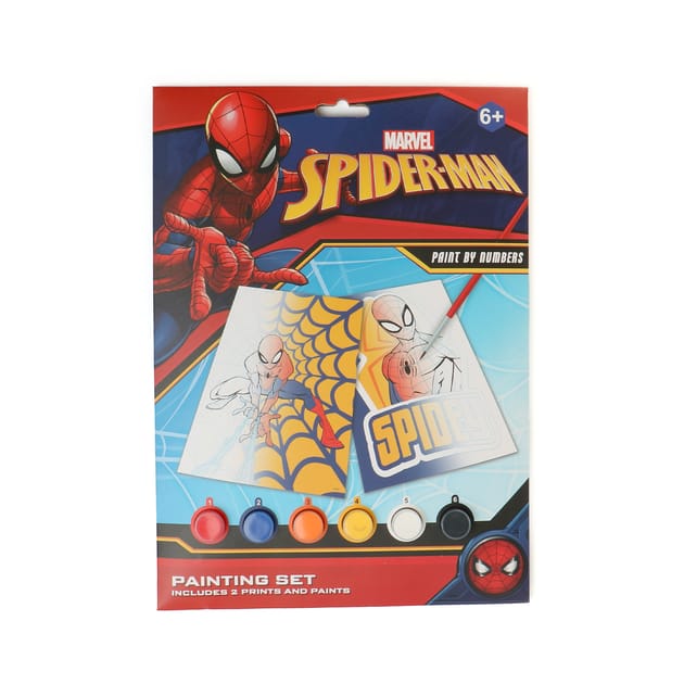 Marvel Spider-Man Paint By Numbers | Home Bargains