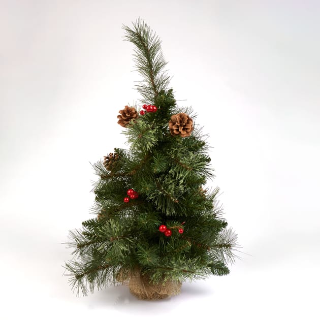 Festive Feeling Pine Cone Table Tree | Home Bargains