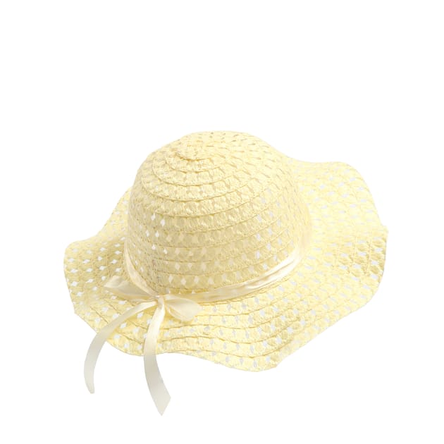 Happy Easter Easter Bonnet With Ribbon | Home Bargains