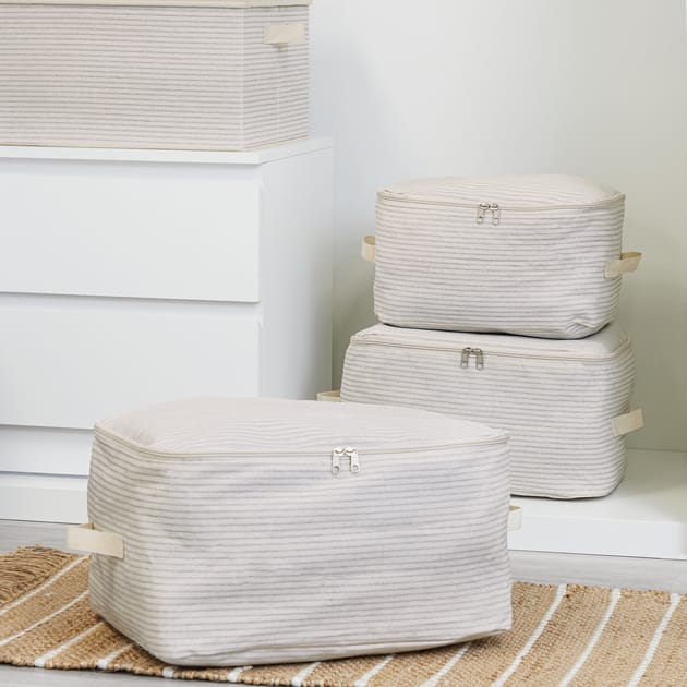 The Lifestyle Edit Set Of 3 Storage Bags | Home Bargains