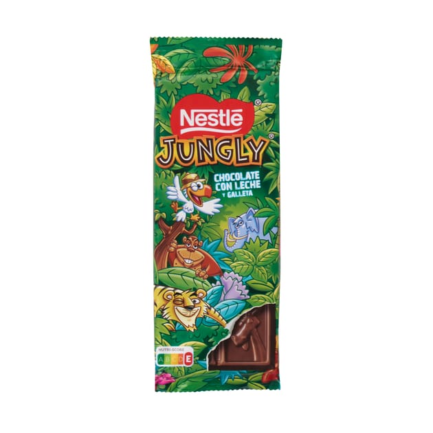 Nestle Jungly Milk Chocolate And Biscuit 90g | Home Bargains