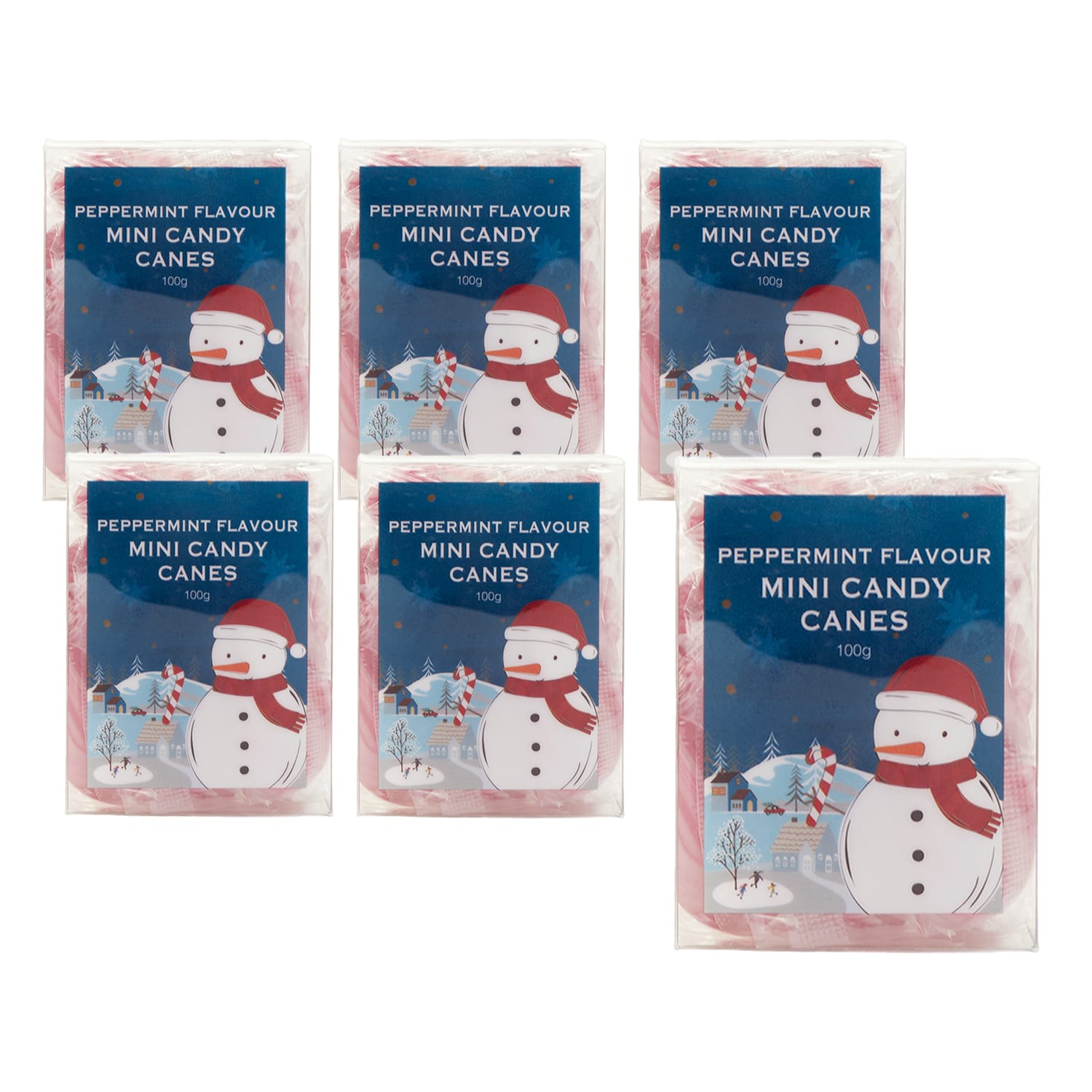 Mini Candy Canes 100g x6 | Home Bargains