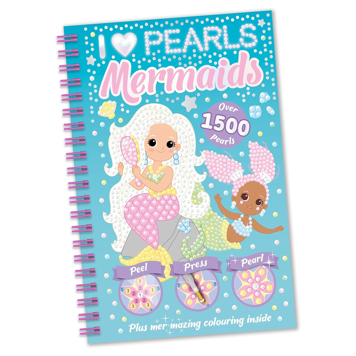 I Love Pearls Mermaids Book | Home Bargains