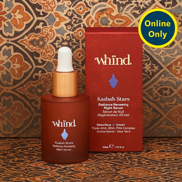 Whind Radiance Renewing Night Serum 30ml - Kasbah Stars | Home Bargains