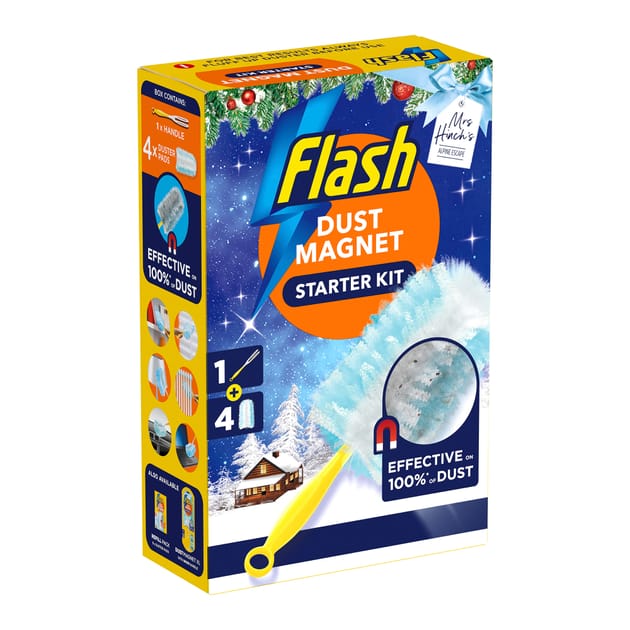 Flash Dust-Magnet Duster Kit (Handle + 4 Refills) - Alpine Escape ...
