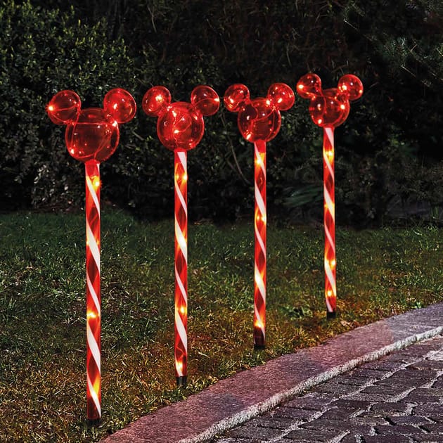 Disney Mickey And Friends 4 Mickey Path Lights | Home Bargains