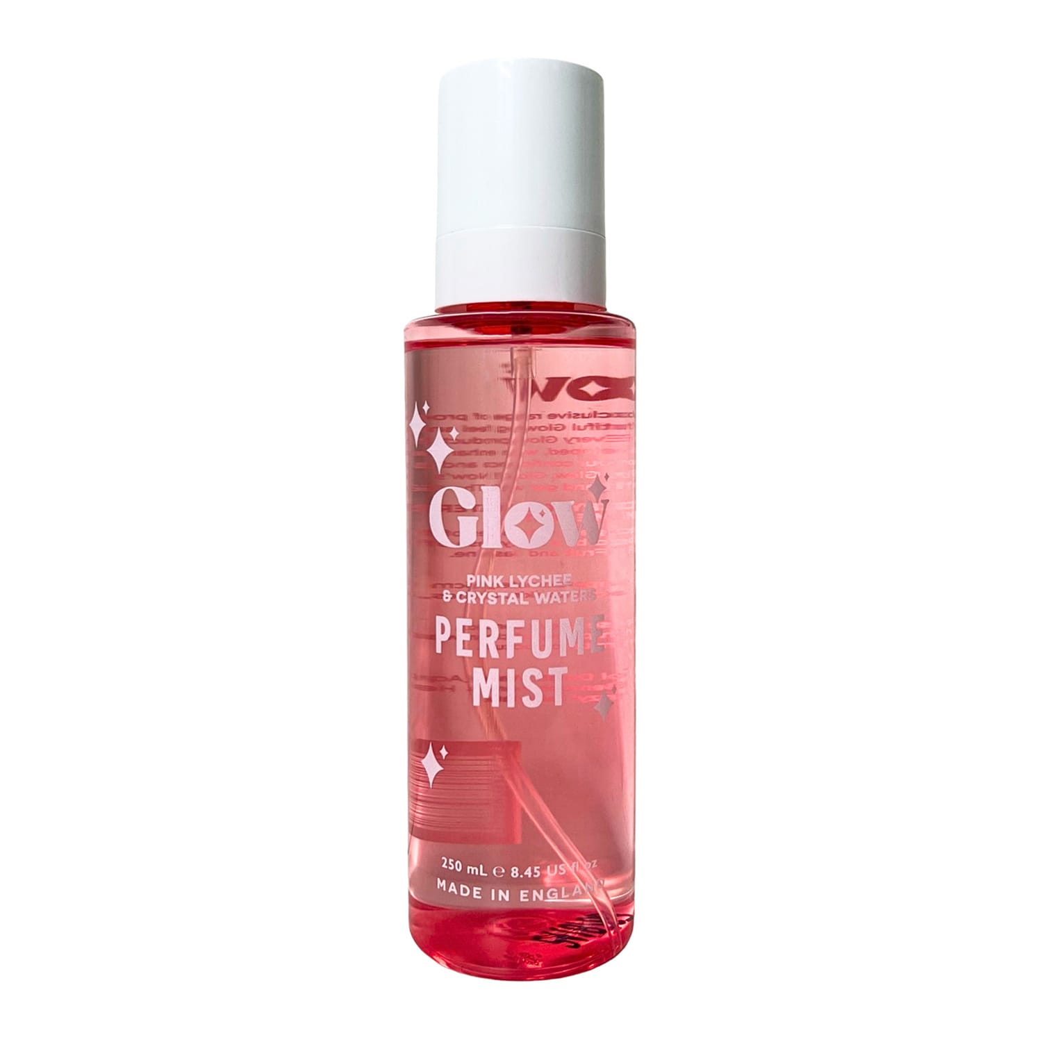 Glow Perfume Mist 250ml - Pink Lychee & Crystal Waters | Home Bargains