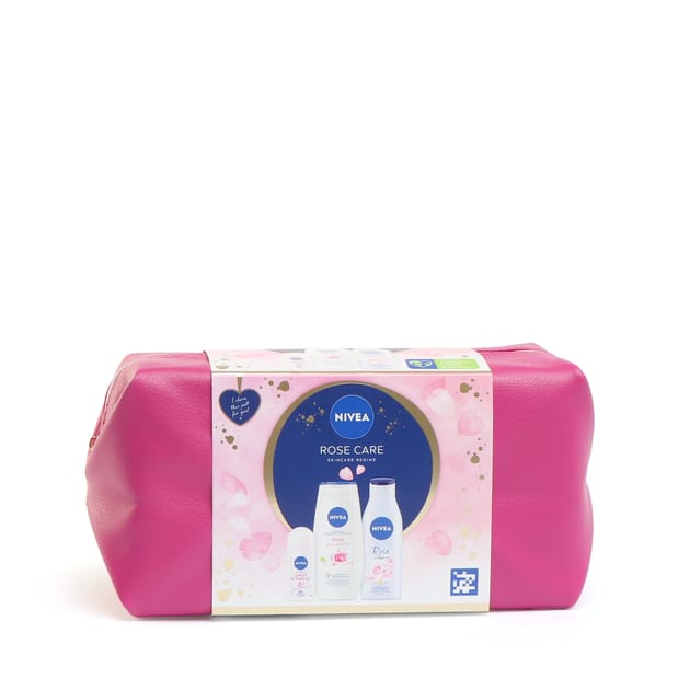 Nivea Rose Care Skincare Regime Gift Set | Home Bargains