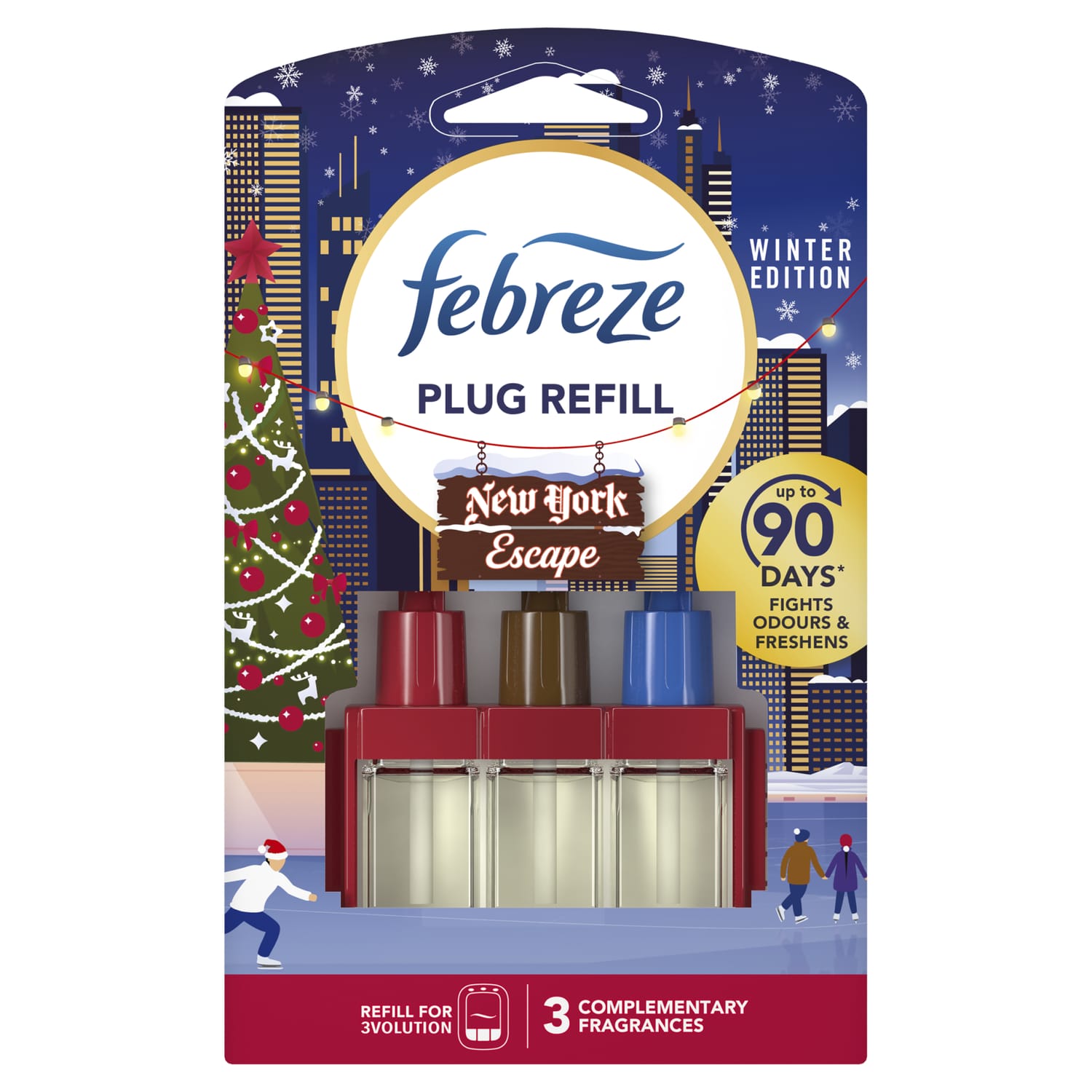 Febreze 3Volution Air Freshener Plug In Refill New York Escape 20ml ...