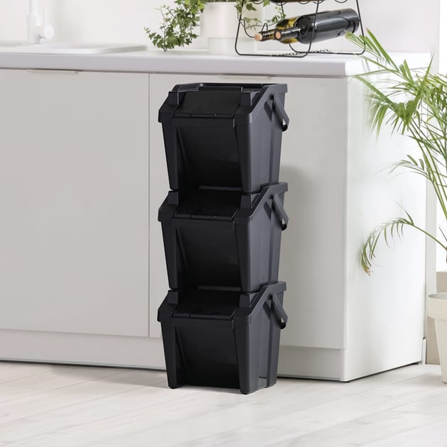Utility 30L Stackable Recycling Moda Bin | Home Bargains
