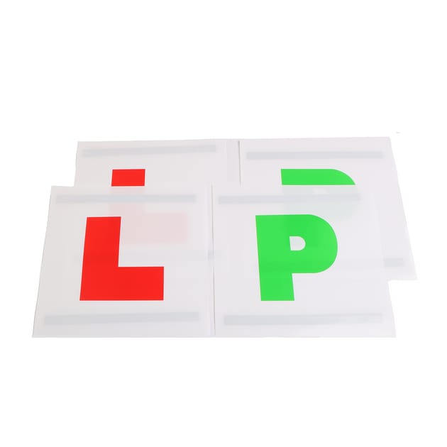Carstore Magnetic L & P Plates | Home Bargains
