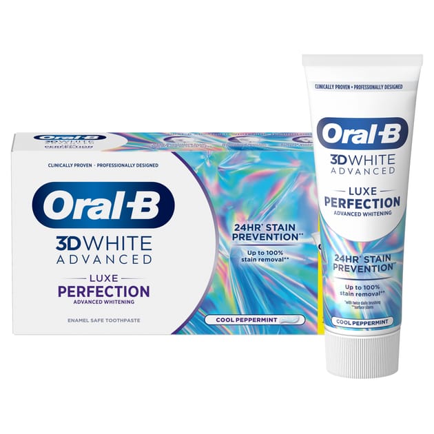 Oral-B Perfection Toothpaste Twin Pack 2x75ml | Home Bargains