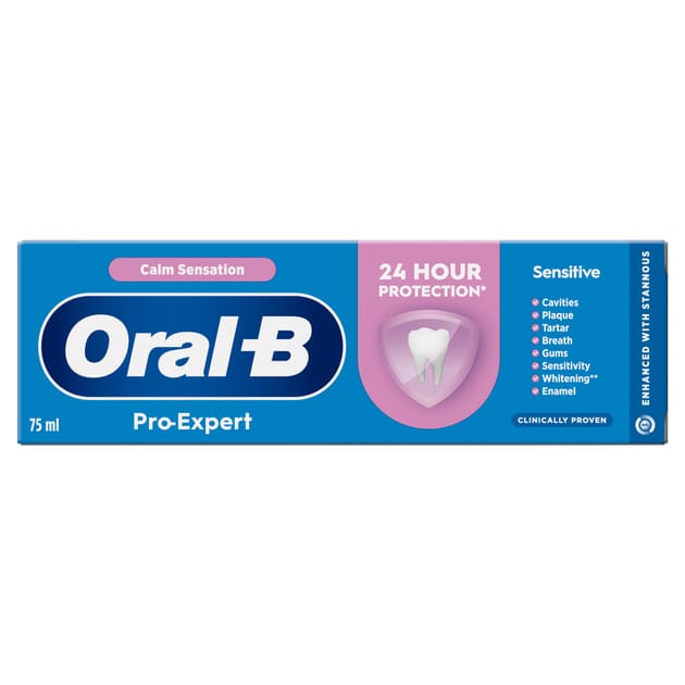 Oral-B Pro-Expert Sensitive Calm Sensation Toothpaste 75ml | Home Bargains