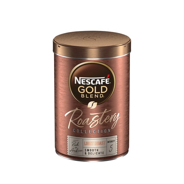 Nescafe Gold Blend Roastery Collection Light Roast Instant Coffee 95g ...
