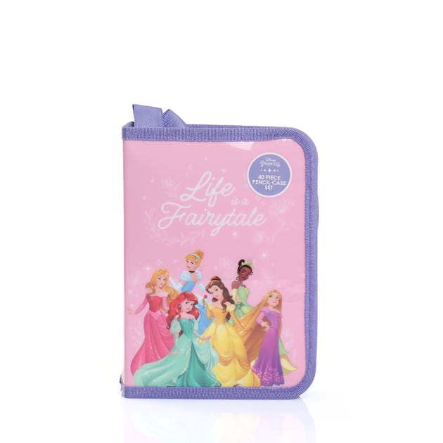 Disney Princess 40 Piece Pencil Case | Home Bargains