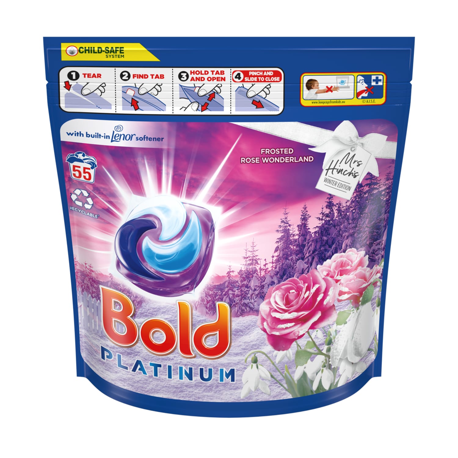 Bold Mrs Hinch Pods 55 Washes Rose Wonderland | Home Bargains