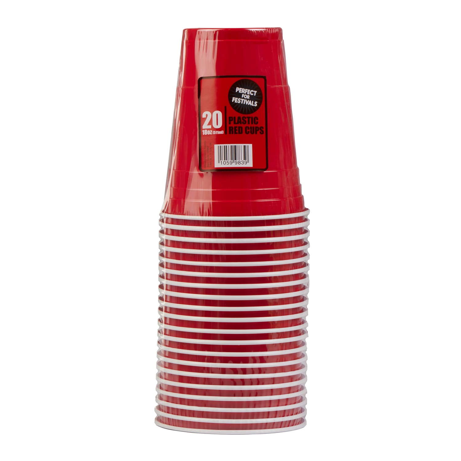Plastic Red Cups 20s x12 | Home Bargains