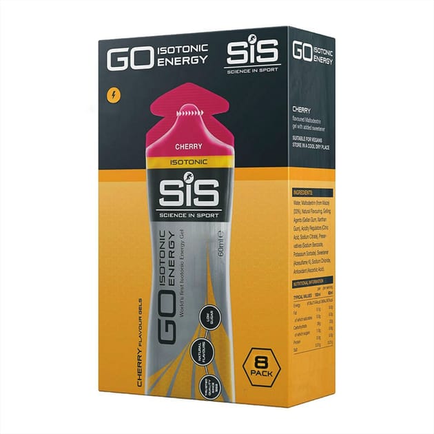 SiS Go Isotonic Energy Gel 60ml 8 Pack - Cherry | Home Bargains