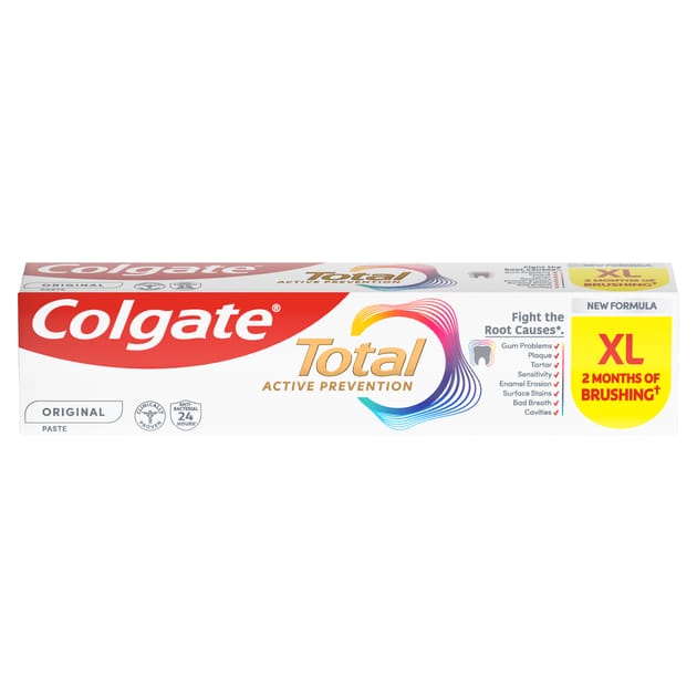 Colgate Total Active Prevention Original Toothpaste 125ml | Home Bargains
