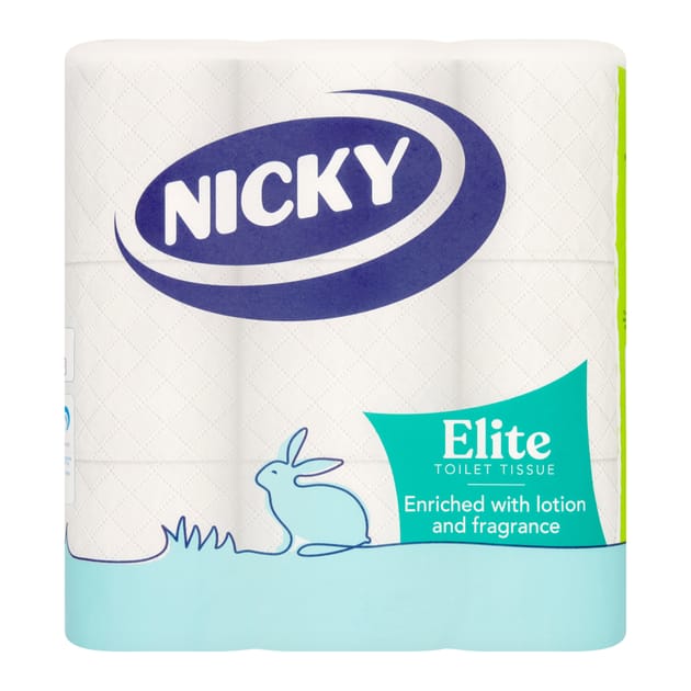 Nicky Elite Toilet Rolls 9 Pack | Home Bargains