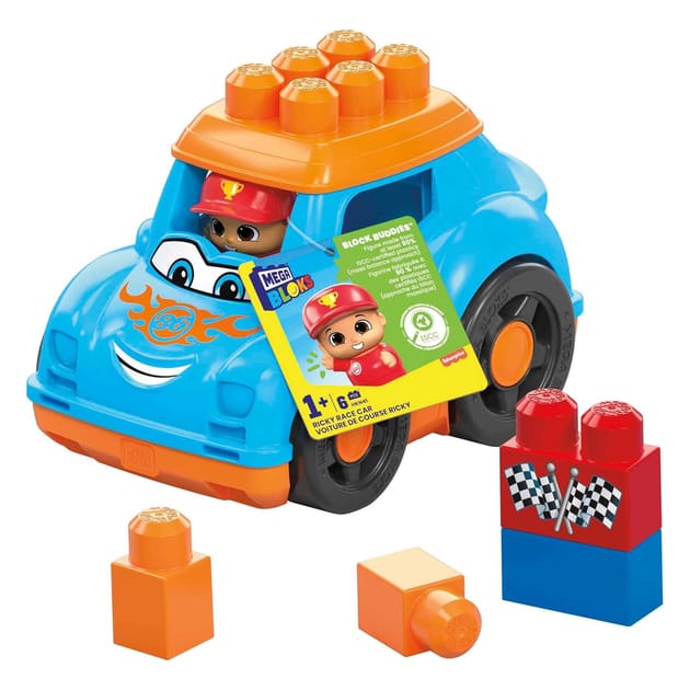 Mega Bloks Ricky Race Car Home Bargains