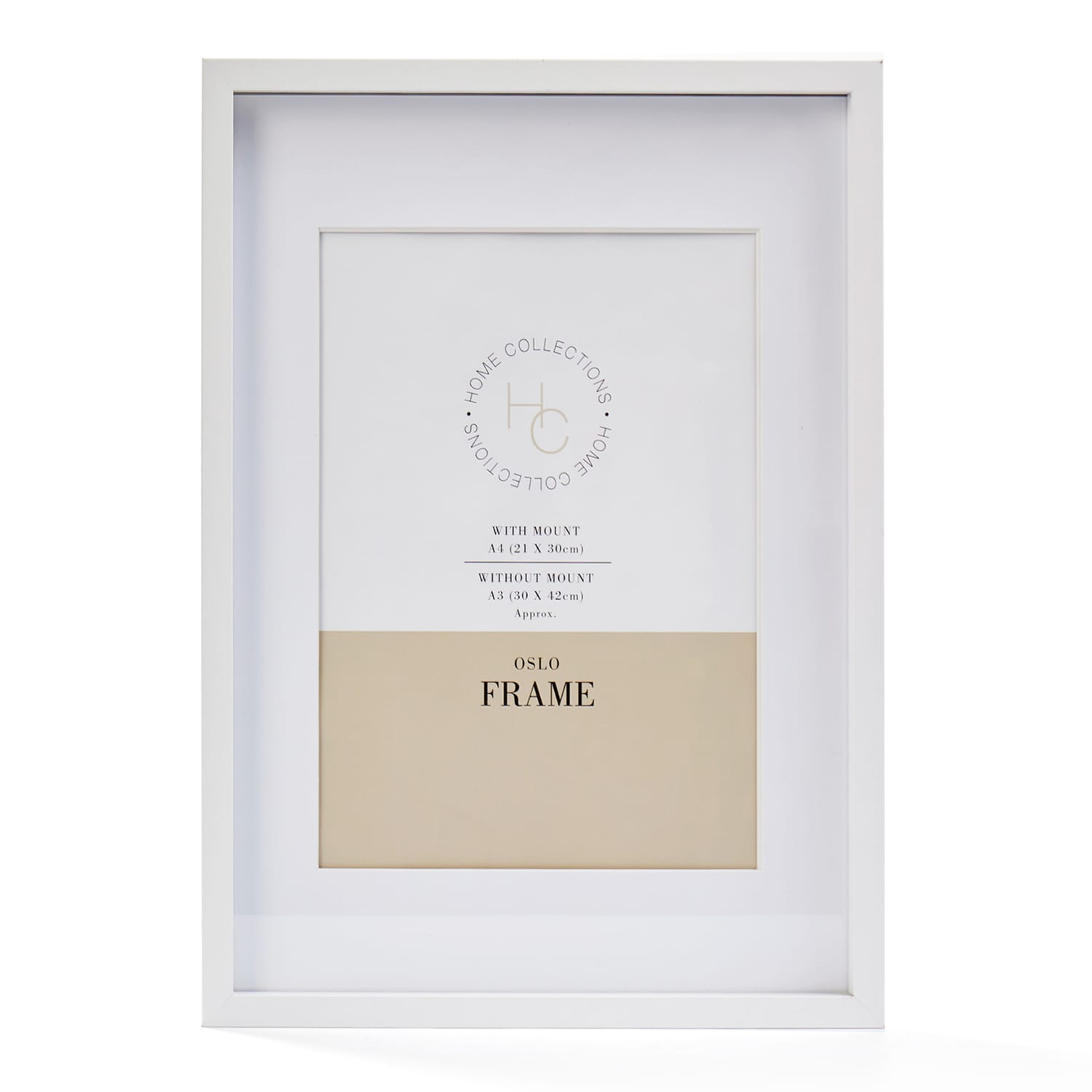 Home Collections Oslo A4/A3 Frame - White | Home Bargains