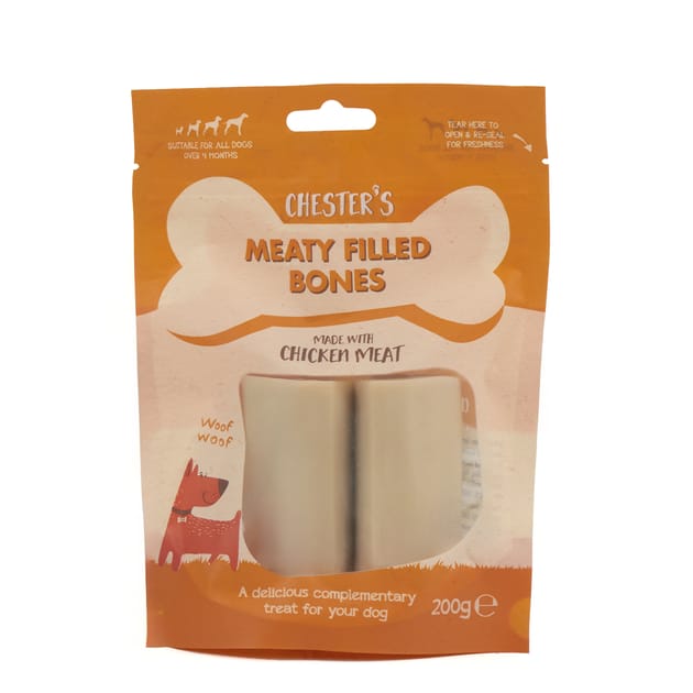 Chester's Meaty Filled Bones 200g | Home Bargains