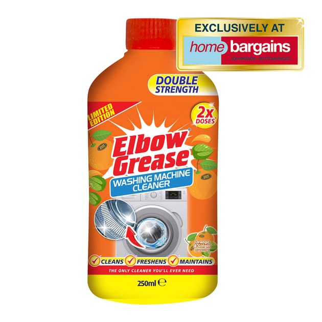 Elbow Grease Washing Machine Cleaner 250ml - Orange & Ginger | Home ...