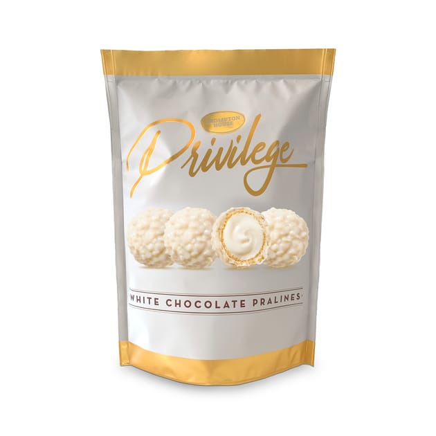Brompton House Privilege White Chocolate Praline Bag 112g | Home Bargains