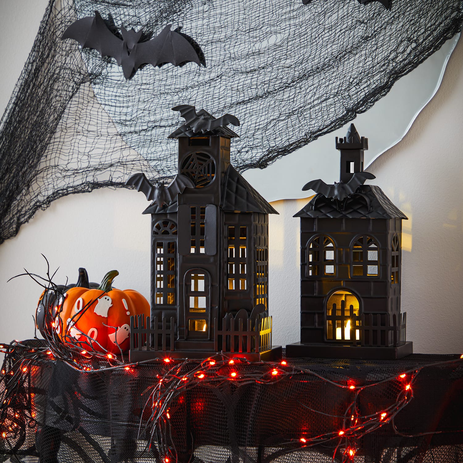Hallow Scream Light Up Haunted House Decoration | Home Bargains