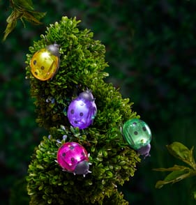 Firefly Hanging Hot Air Balloon Solar Light | Home Bargains