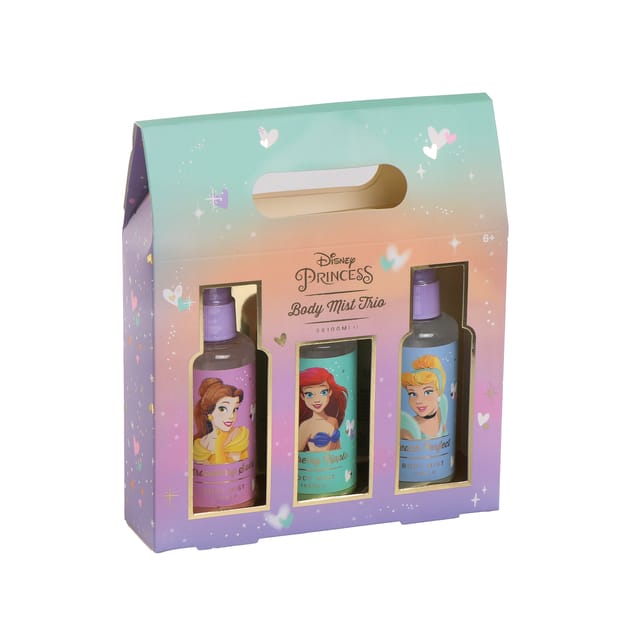Disney Princess Body Mist Trio | Home Bargains