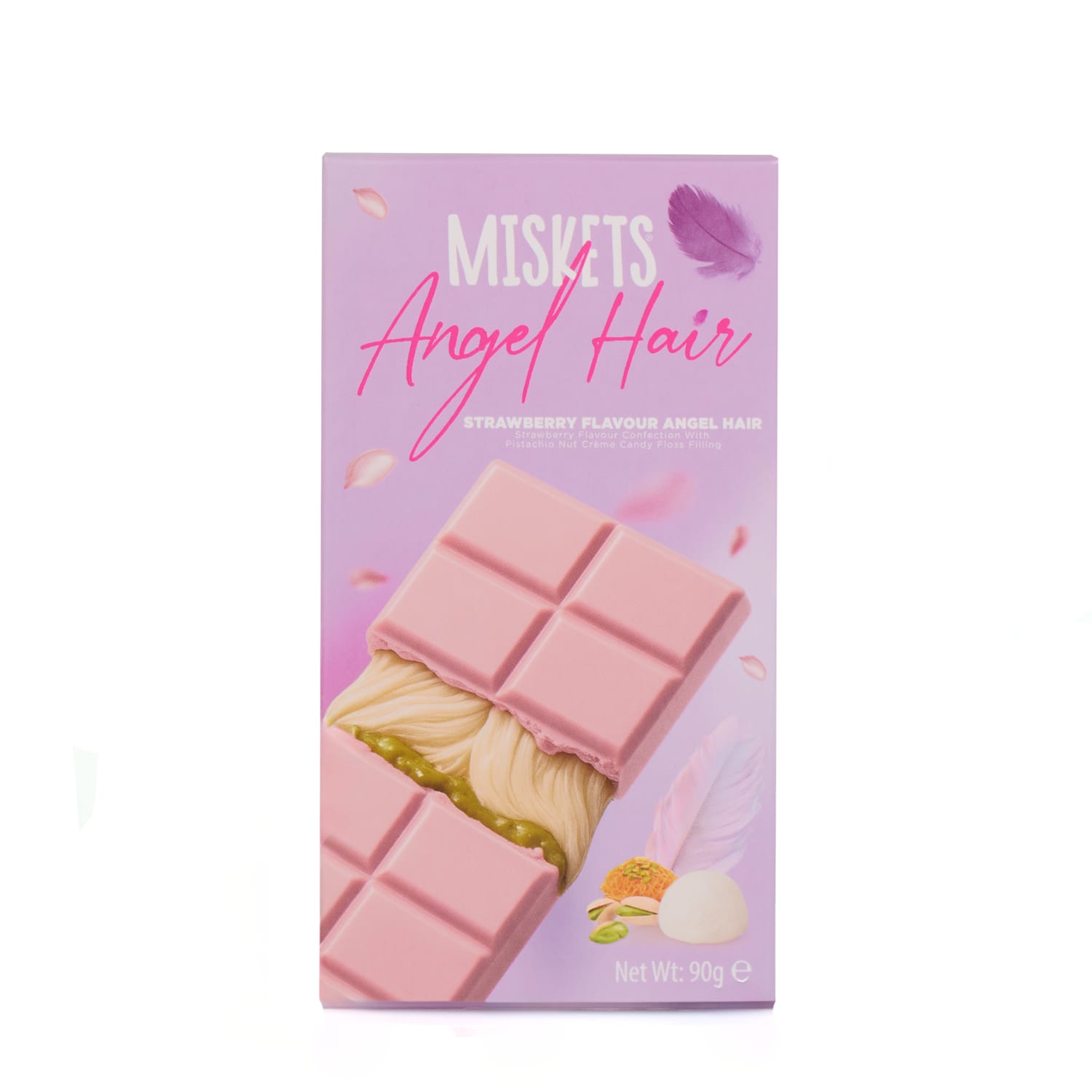 Miskets Angel Hair Chocolate Bar 90g | Home Bargains