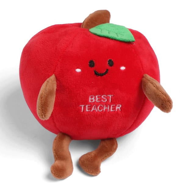Thank You Apple Plush - Best Teacher | Home Bargains