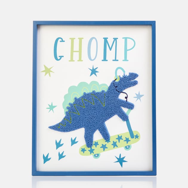 The Kids Edit Tufted Wall Art - Chomp | Home Bargains