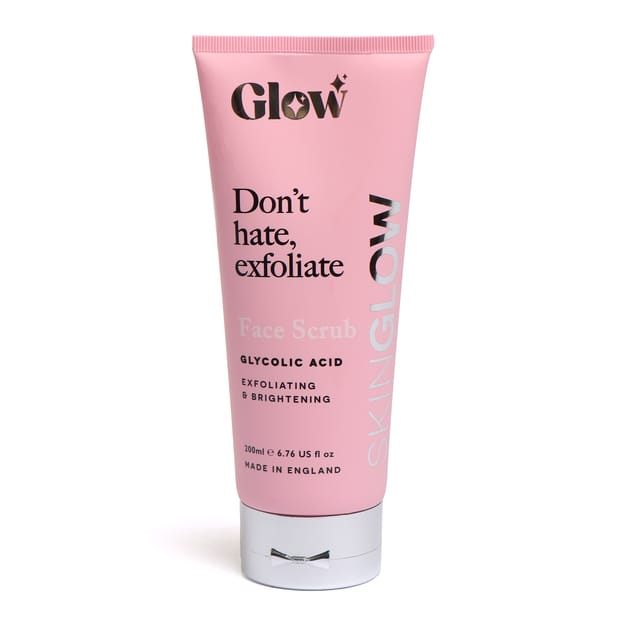 Skin Glow Glycolic Acid Face Scrub 200ml | Home Bargains