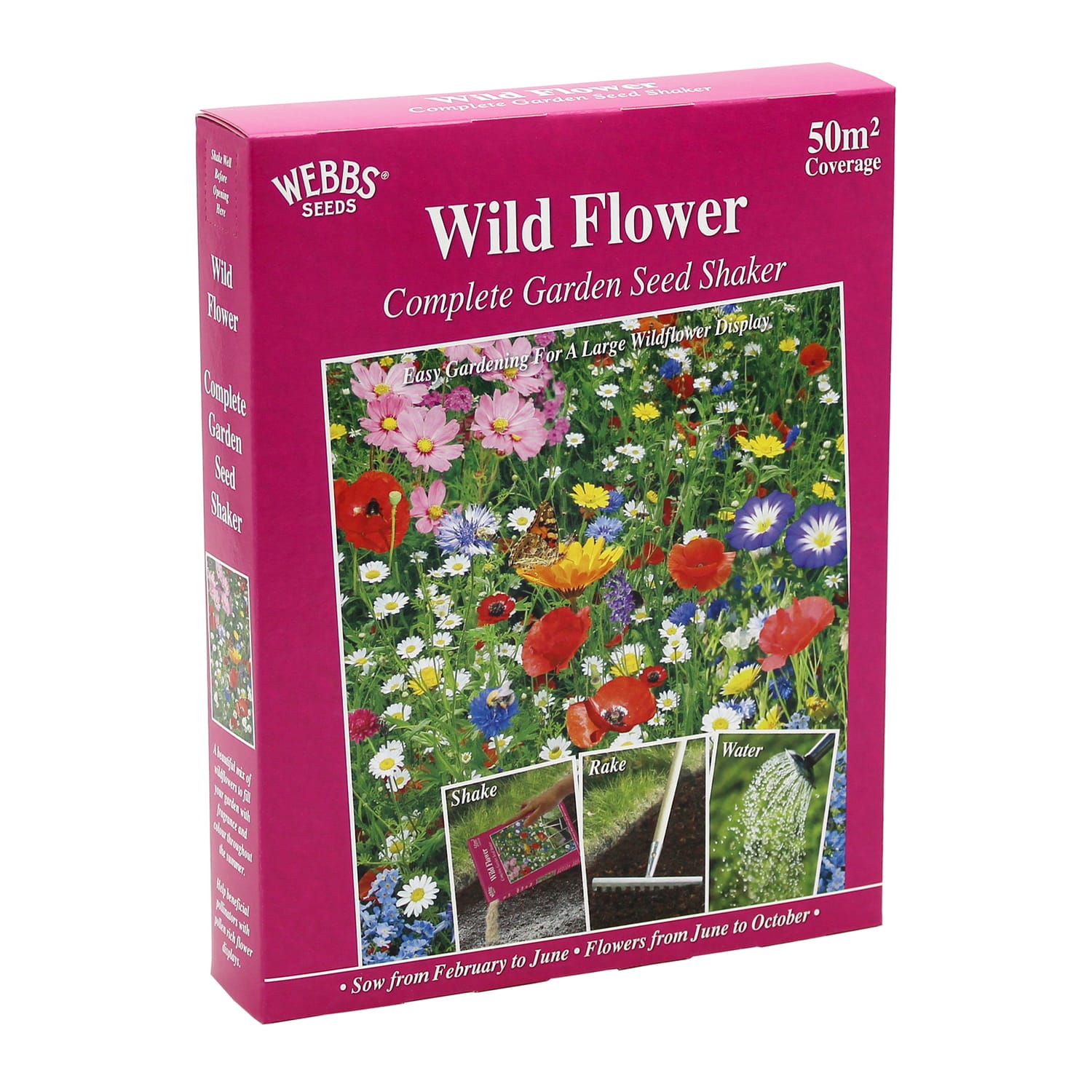 Webbs Complete Garden Seed Shaker - Wild Flower | Home Bargains