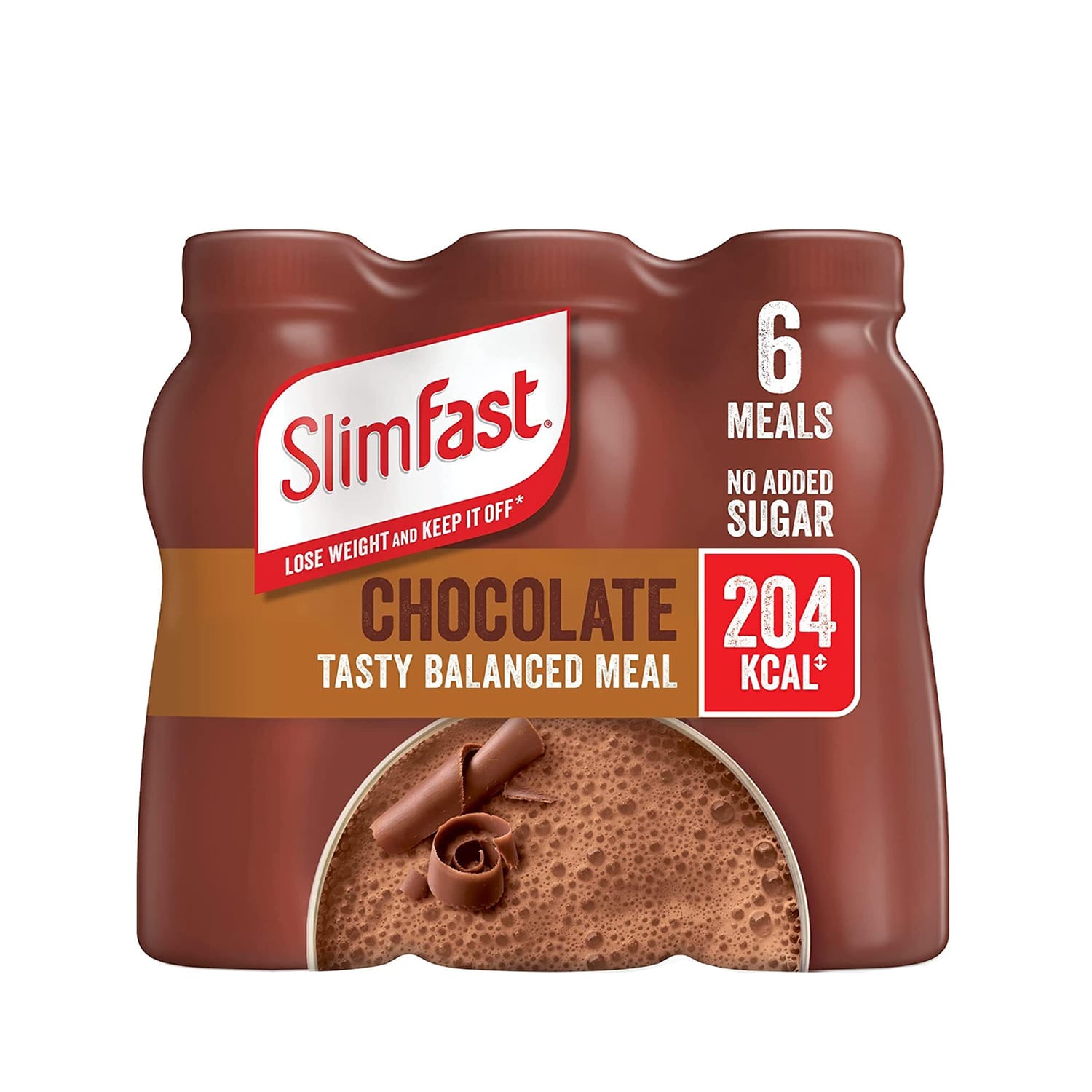 Slimfast High Protein Shake 325ml x6 - Chocolate | Home Bargains