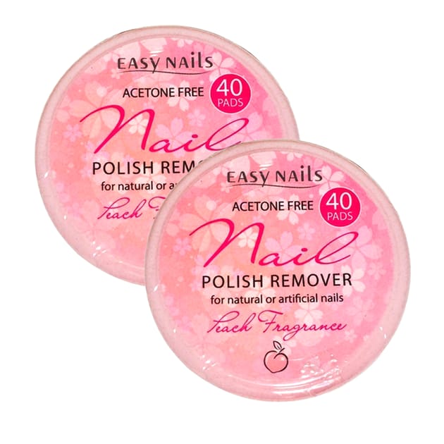 Easy Nails Nail Polish Remover Pads x2 | Home Bargains