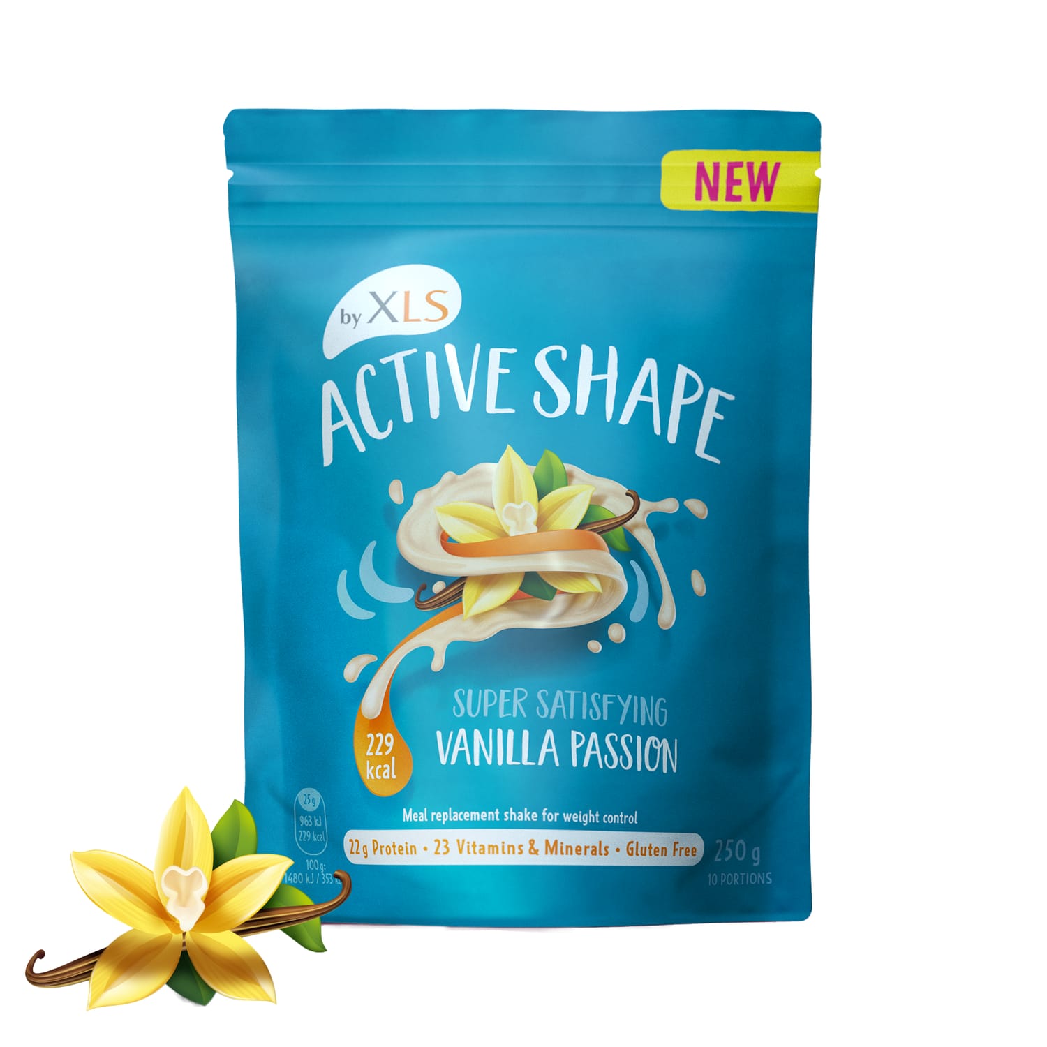 XLS Active Shape 250g - Vanilla Passion | Home Bargains