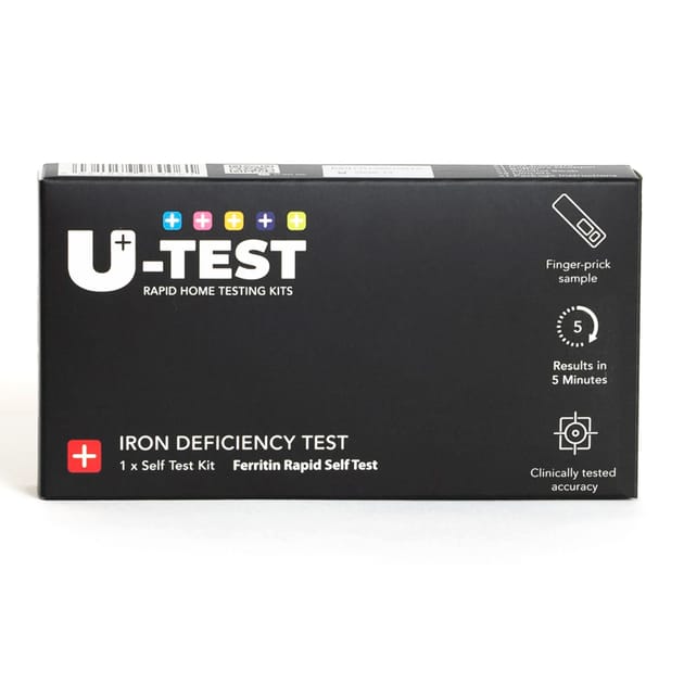 U-Test Iron Deficiency Self Test Kit | Home Bargains