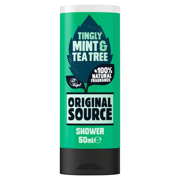 Original Source Shower Gel 50ml - Tingly Mint & Tea Tree | Home Bargains