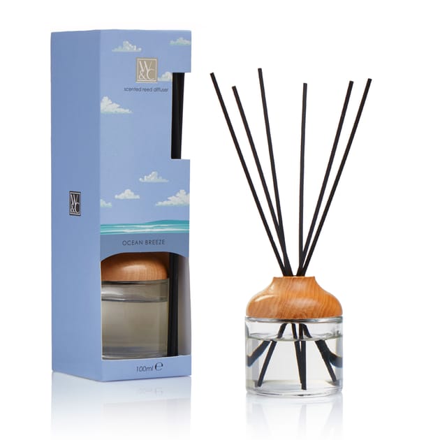 Wickford & Co Scented Reed Diffuser 100ml - Ocean Breeze | Home Bargains