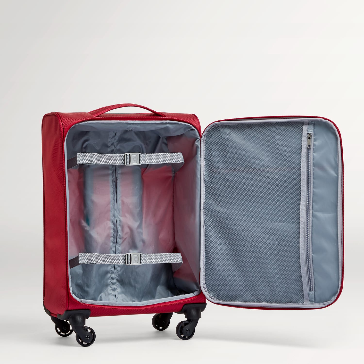 Salisburys Light Luggage Ultra Lightweight Suitcase - Red | Home Bargains